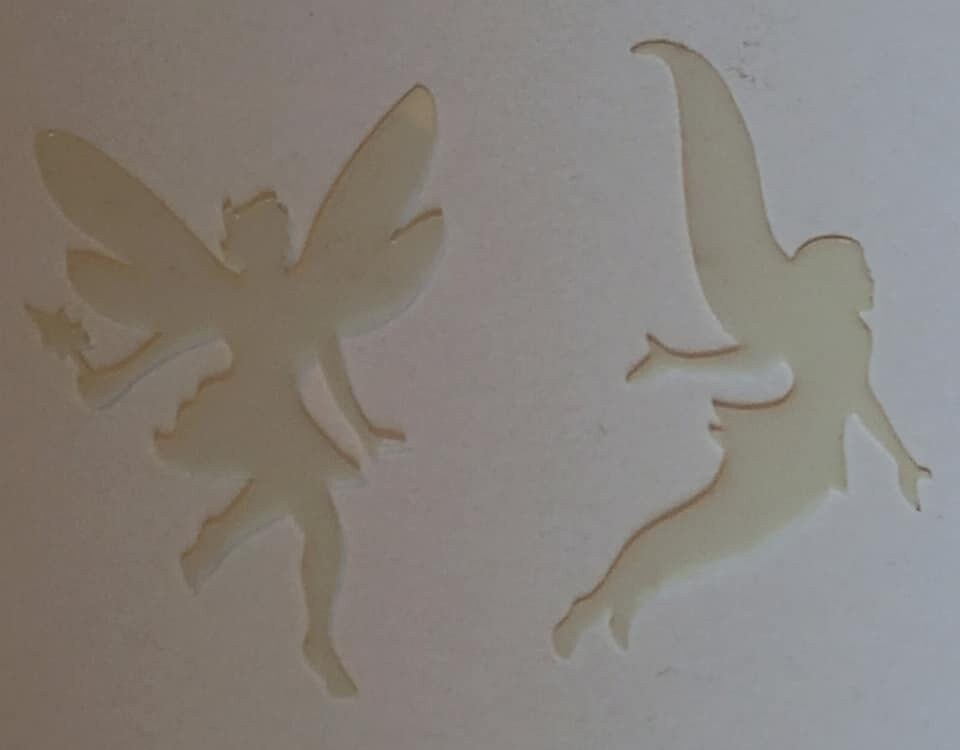 10 - 100 Fairy Cut Out Shape Craft Embellishment Decoration Mylar 190 ...