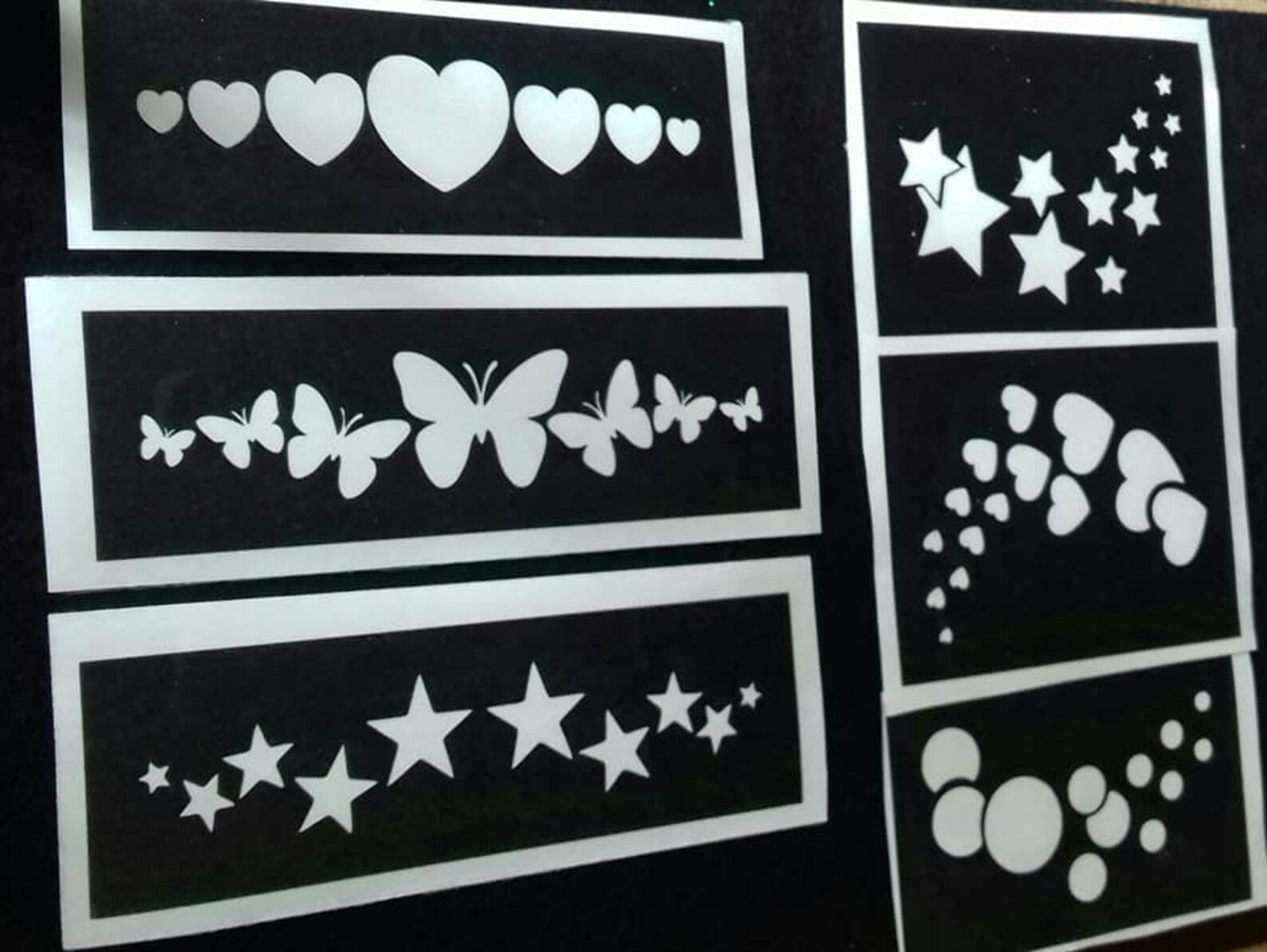 Festival Themed Stencils - Guitar Violin Piano Harp Festival ...