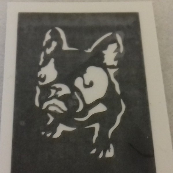 Glass French Etching Stencils - Etsy