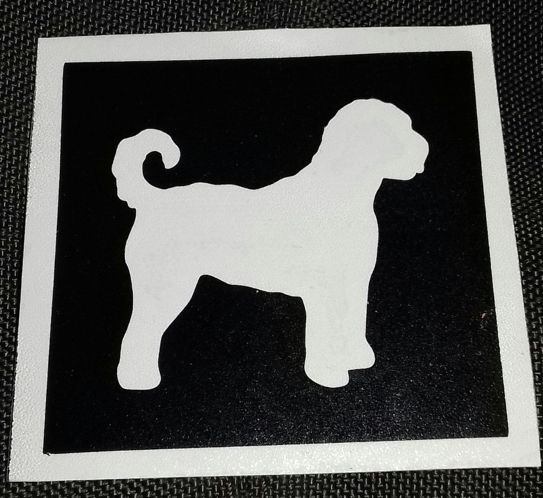 Labradoodle Dog Breed Stencils for Etching on Glass / Many Other Uses ...