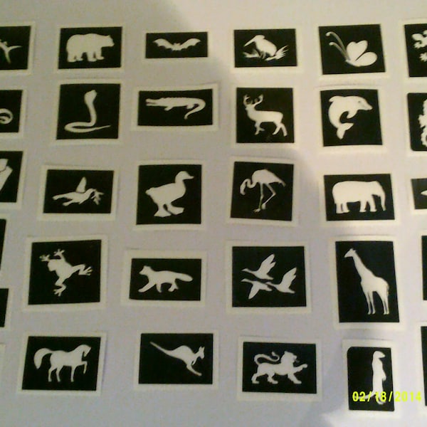 Animal Tattoo Stencils - Etsy