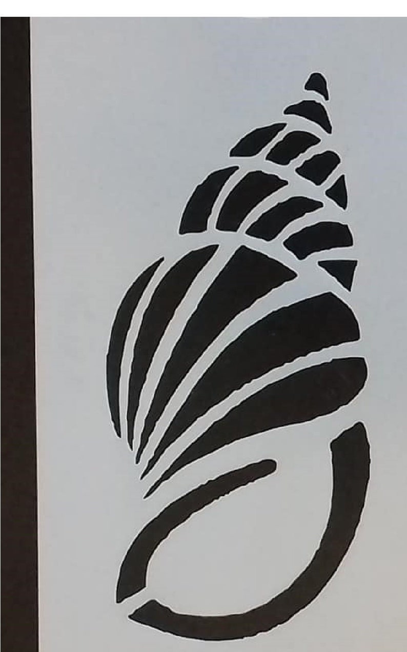 2 X Cone Shell Wall Decor Stencils for Decoration Craft Hobby - Etsy