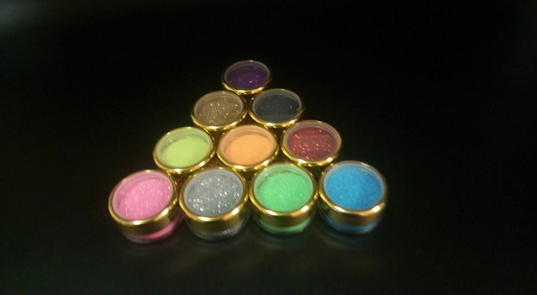 10 Grams ( 2 X 5 Gram Pots) of Glitter Colour of Your Choice - 15 to ...