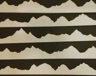 Mountain Cut Out - Etsy