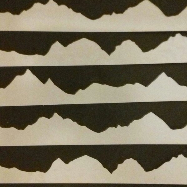 Mountain Cut Out - Etsy