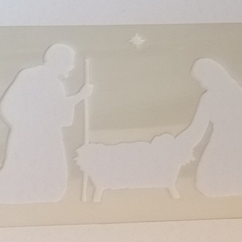 Nativity Stencil - Etsy