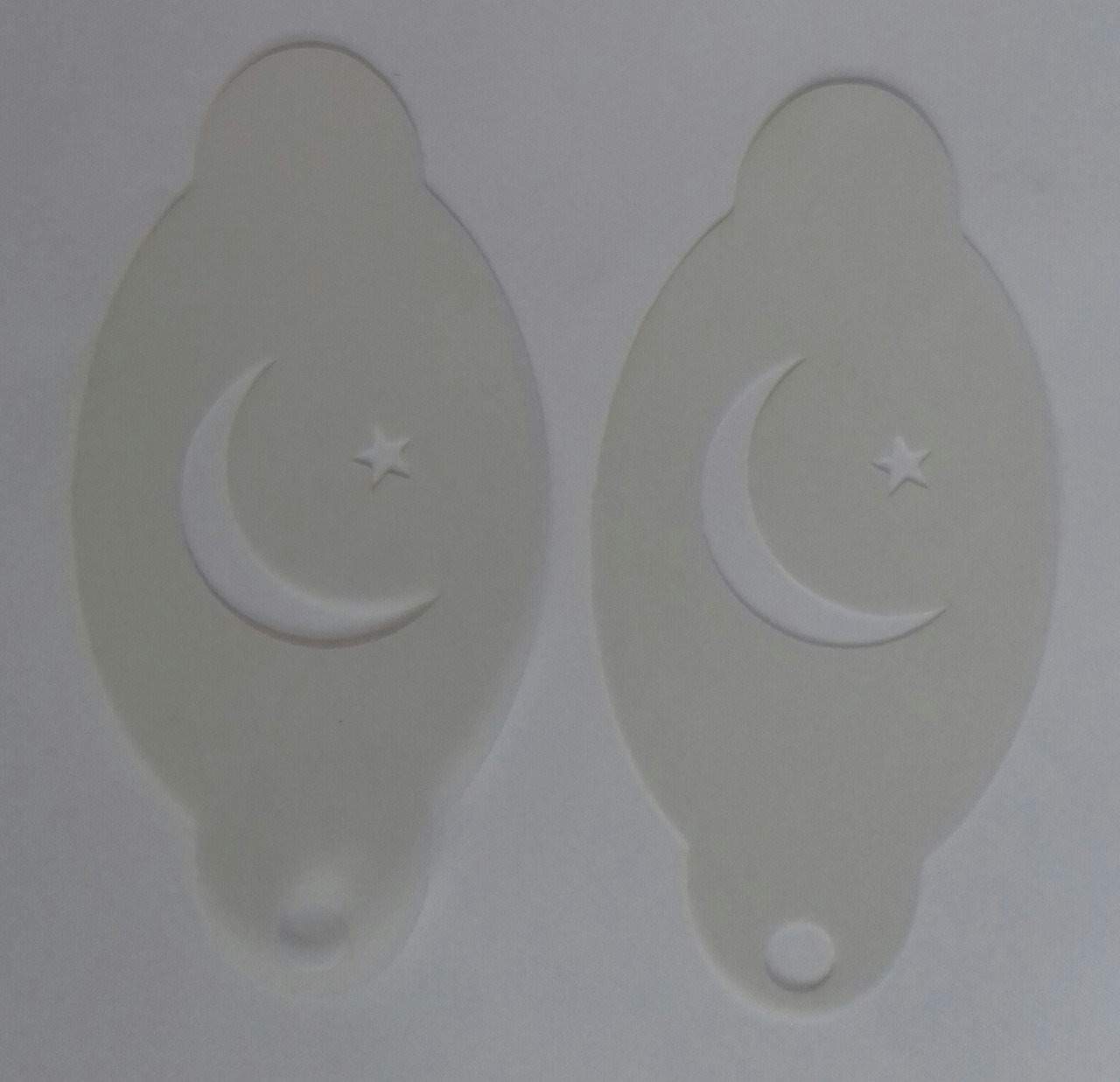 2 X Pakistan Flag Face Painting Stencils Reusable Many Times Great for ...