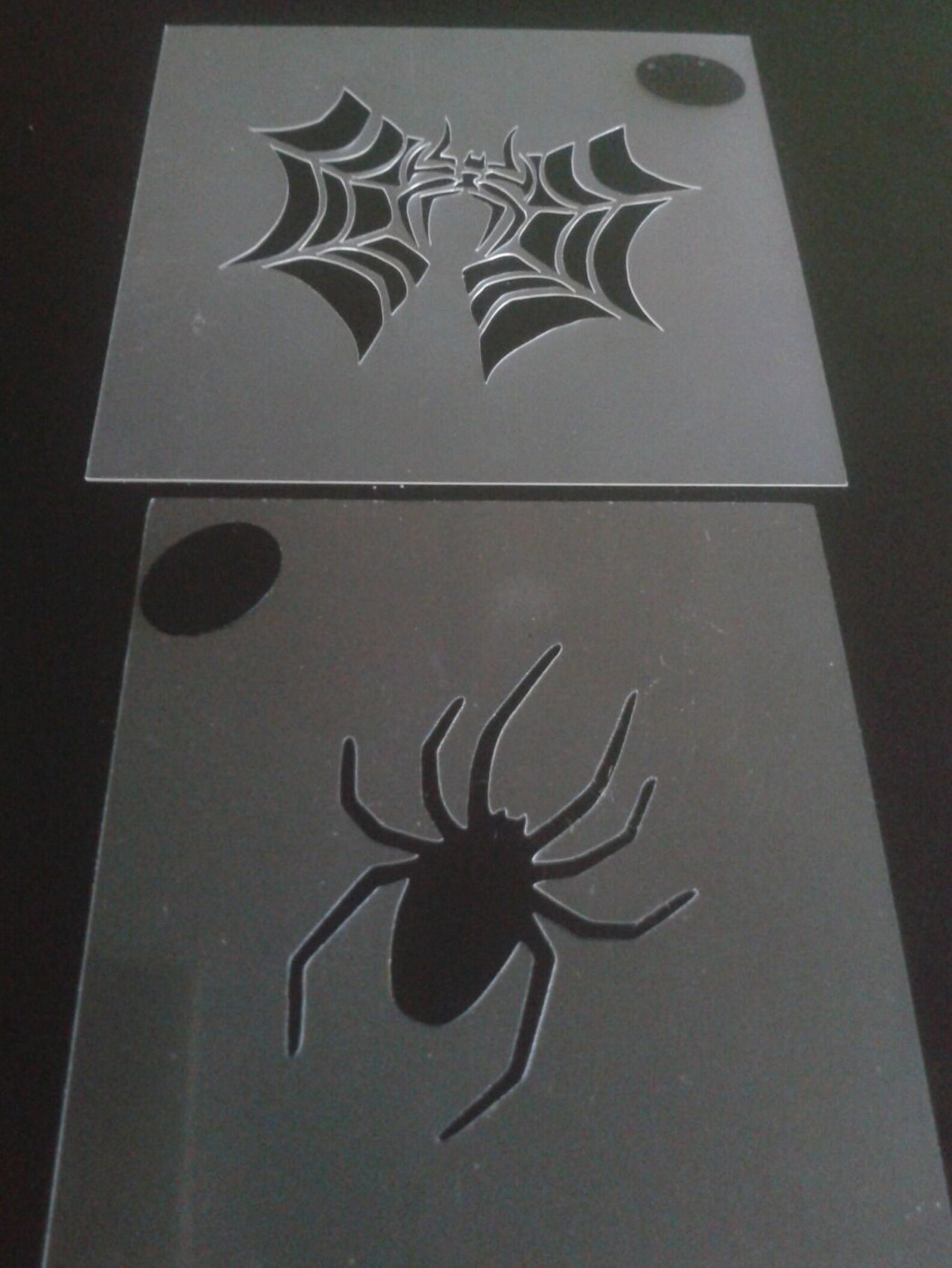 Spider & Web Face Painting Stencils Halloween Spooky Scary - Etsy