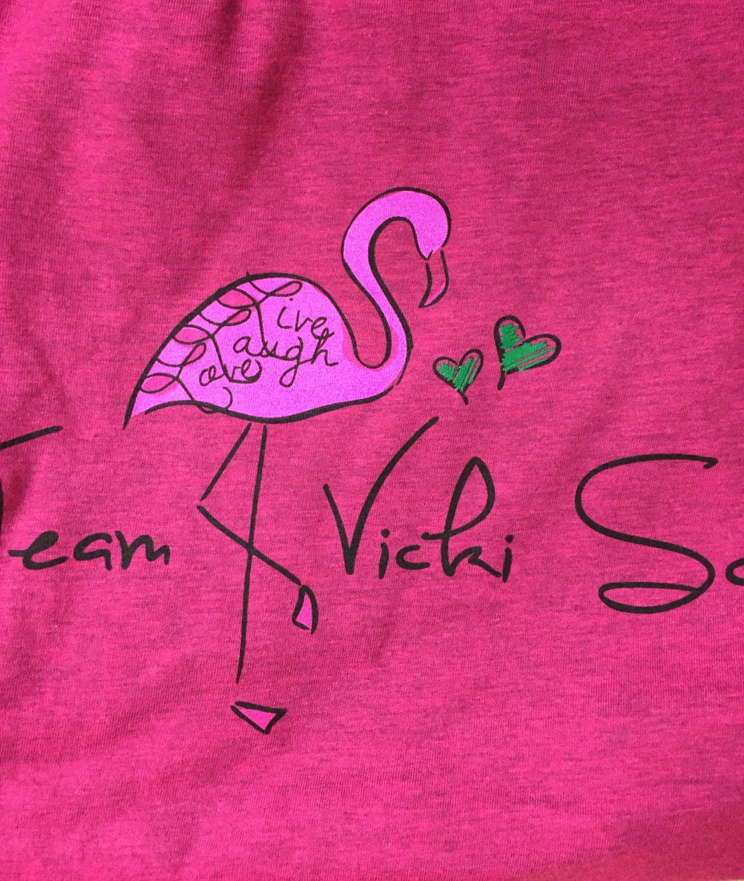 Adult Raspberry Team Vicki T Shirt - Etsy