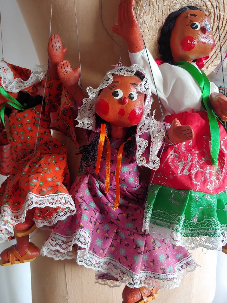 1960s Mexican Marionettes Set 60s Puppets - Etsy