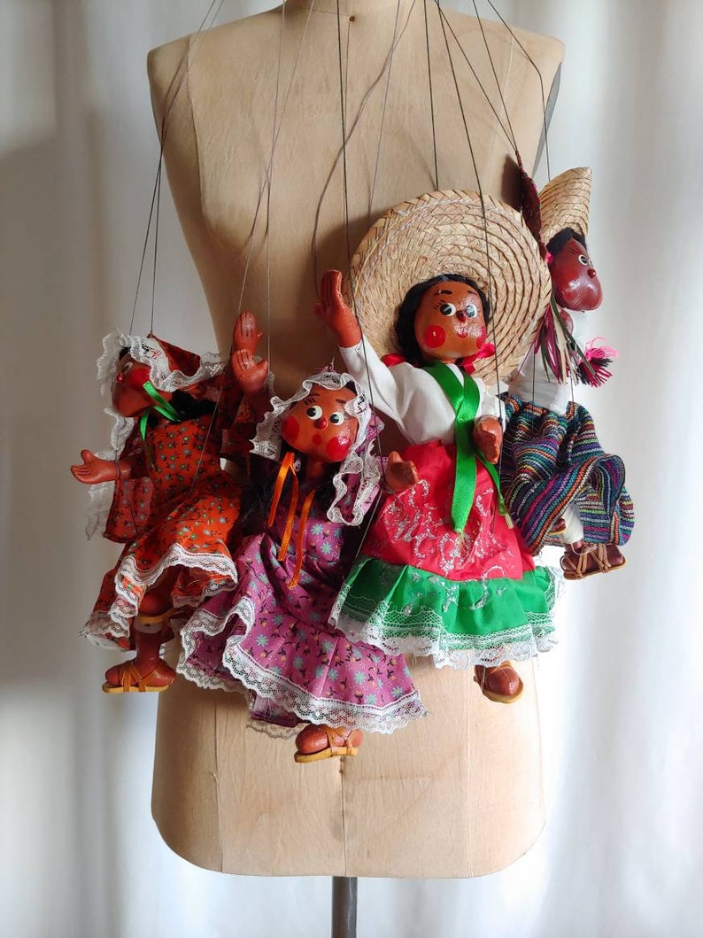 1960s Mexican Marionettes Set 60s Puppets - Etsy
