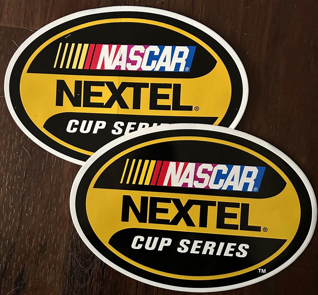 Nextel NASCAR Racing Decals Stickers Vintage Set of 2 - Etsy