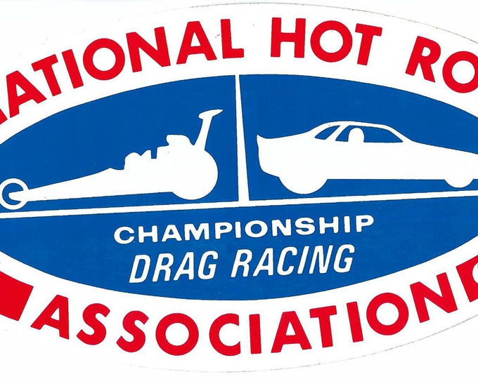 NHRA Drag Racing Decal Sticker Vintage Vinyl Large - Etsy