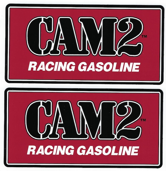 Cam2 Racing Decal Sticker 7 Inches Long Size Set of 2 Vintage - Etsy
