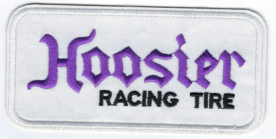 Hoosier Racing Tire Patch 4-3/4 Inches Long Size Vintage Iron On - Etsy