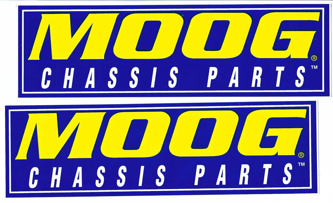 Moog Racing Decals Stickers 10 Inches Long Vinyl - Etsy