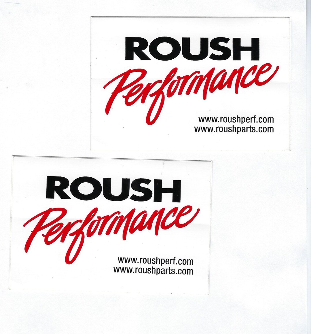 Roush Performance Racing Decals Sticker Set of 2 - Etsy