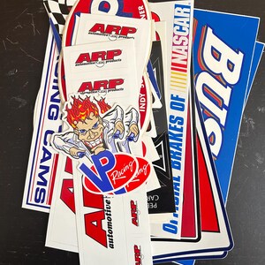 Racing Decal Sticker 26 Piece Assortment Pack in Pairs by Crash Daddy ...