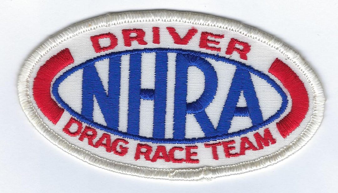 NHRA Drag Racing Team Driver Patch Embroidered - Etsy
