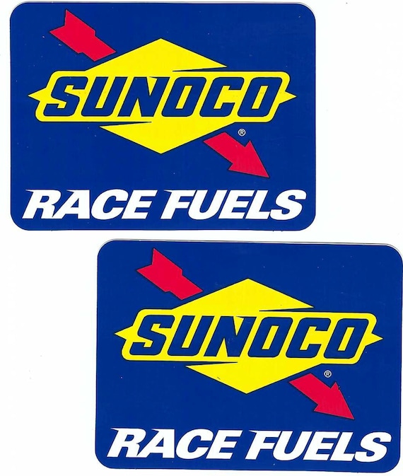 Sunoco Racing Decals Sticker 4 Inches Long by 3 Inches High | Etsy