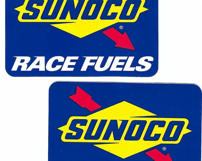 Sunoco Racing Decals Sticker 4 Inches Long by 3 Inches High - Etsy
