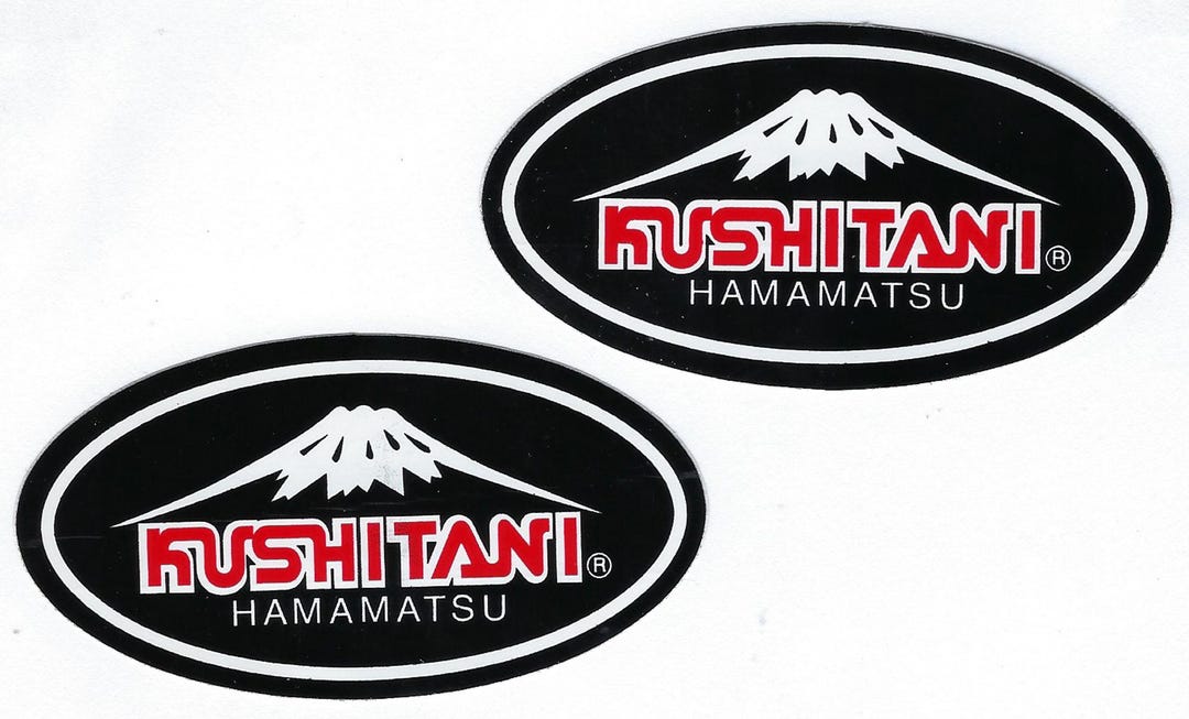 Kushitani Racing Decals Stickers Vintage Set of 2 - Etsy