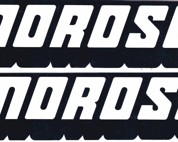 Moroso Racing Decal Sticker 12 Inches Long Size Vintage Set of 2 - Etsy