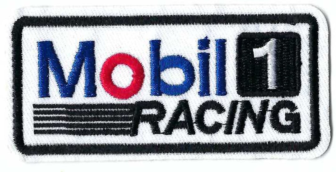 Mobil 1 Racing Patch 4 Inches Long Embroidered Vintage Iron On - Etsy