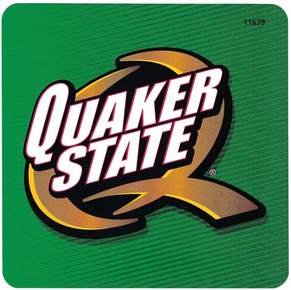 Quaker State Racing Decal Sticker Vintage Vinyl Large | Etsy