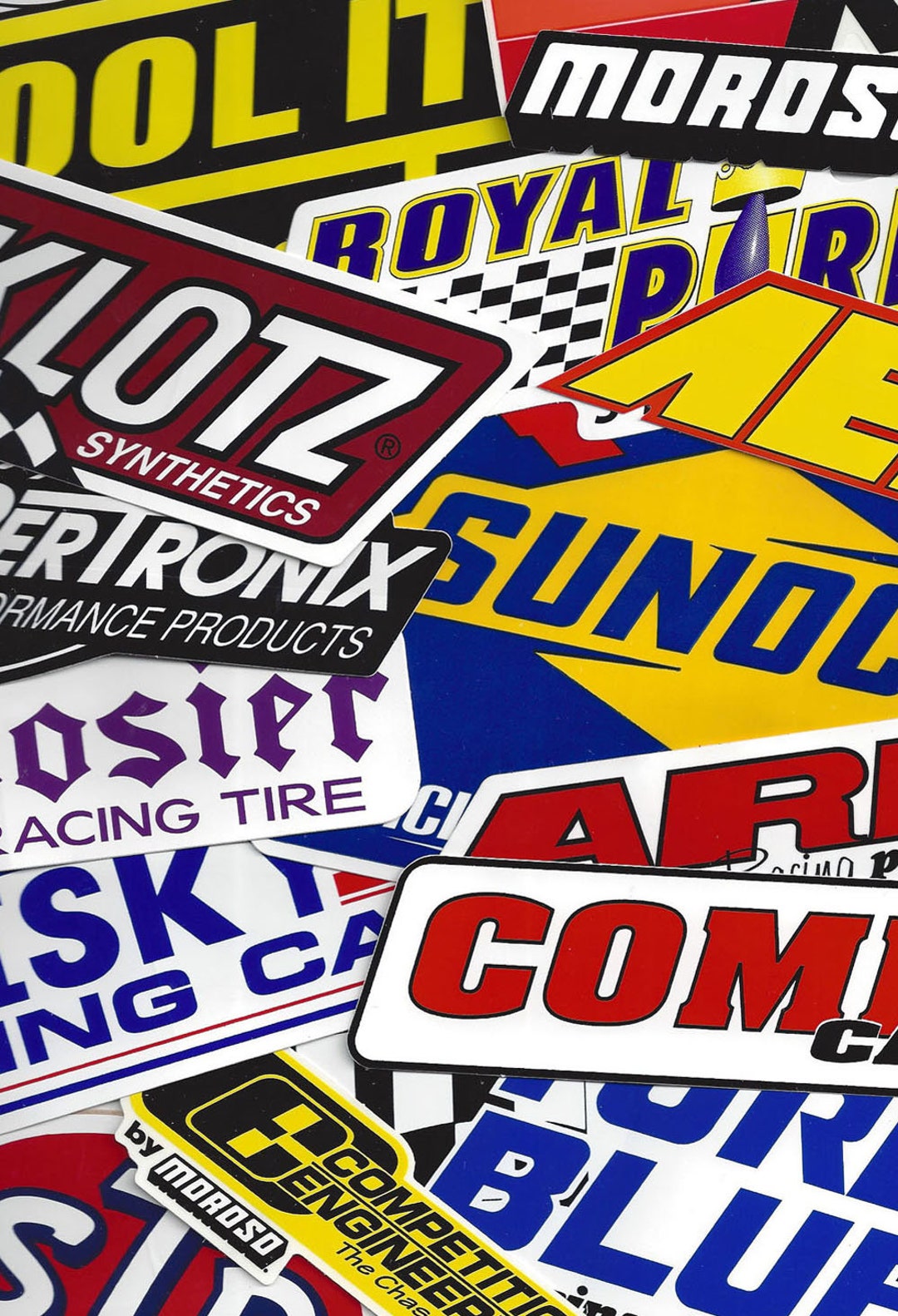 Racing Decal Sticker 25 Piece Assortment Pack by Crash Daddy - Etsy