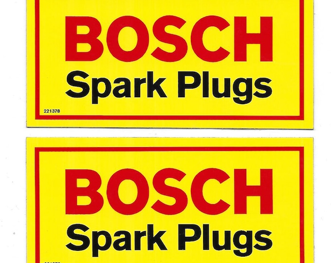 Bosch Racing Decals Stickers 4 Inches Long Size Vintage Set of 2 - Etsy