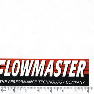 Flowmaster Racing Decal Sticker 8 Inches Long Size Set of 2 - Etsy