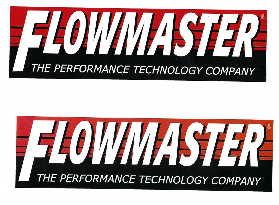 Flowmaster Racing Decal Sticker 8 Inches Long Size Set of 2 - Etsy