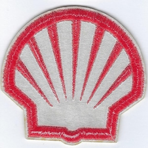 Shell Oil Gas Racing Patch 3 Inches Long Size Iron on Embroidered - Etsy