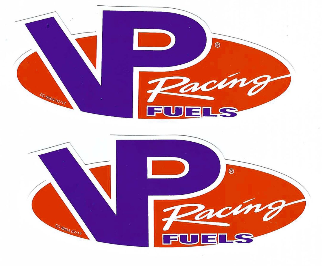 VP Fuels Racing Decals Stickers 6 Inches Long Size Vintage Set of 2 - Etsy