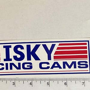 Isky Cams Racing Decal Sticker 7-3/4 Inches Long Size Vintage Set of 2 ...