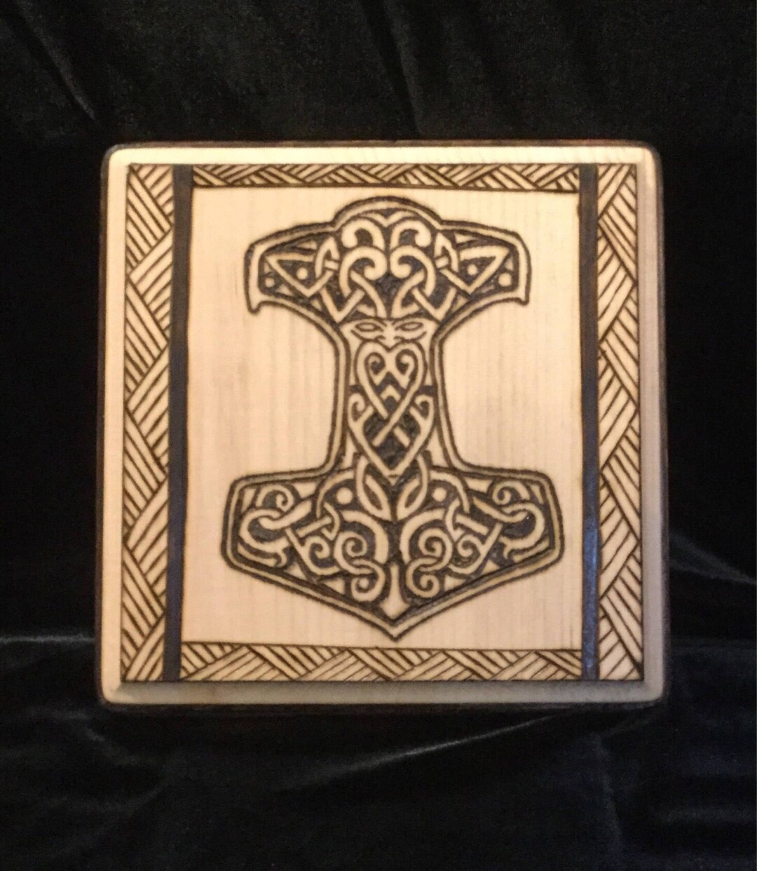 Mjolnir - Thor - Square 6.5" Square - Etsy