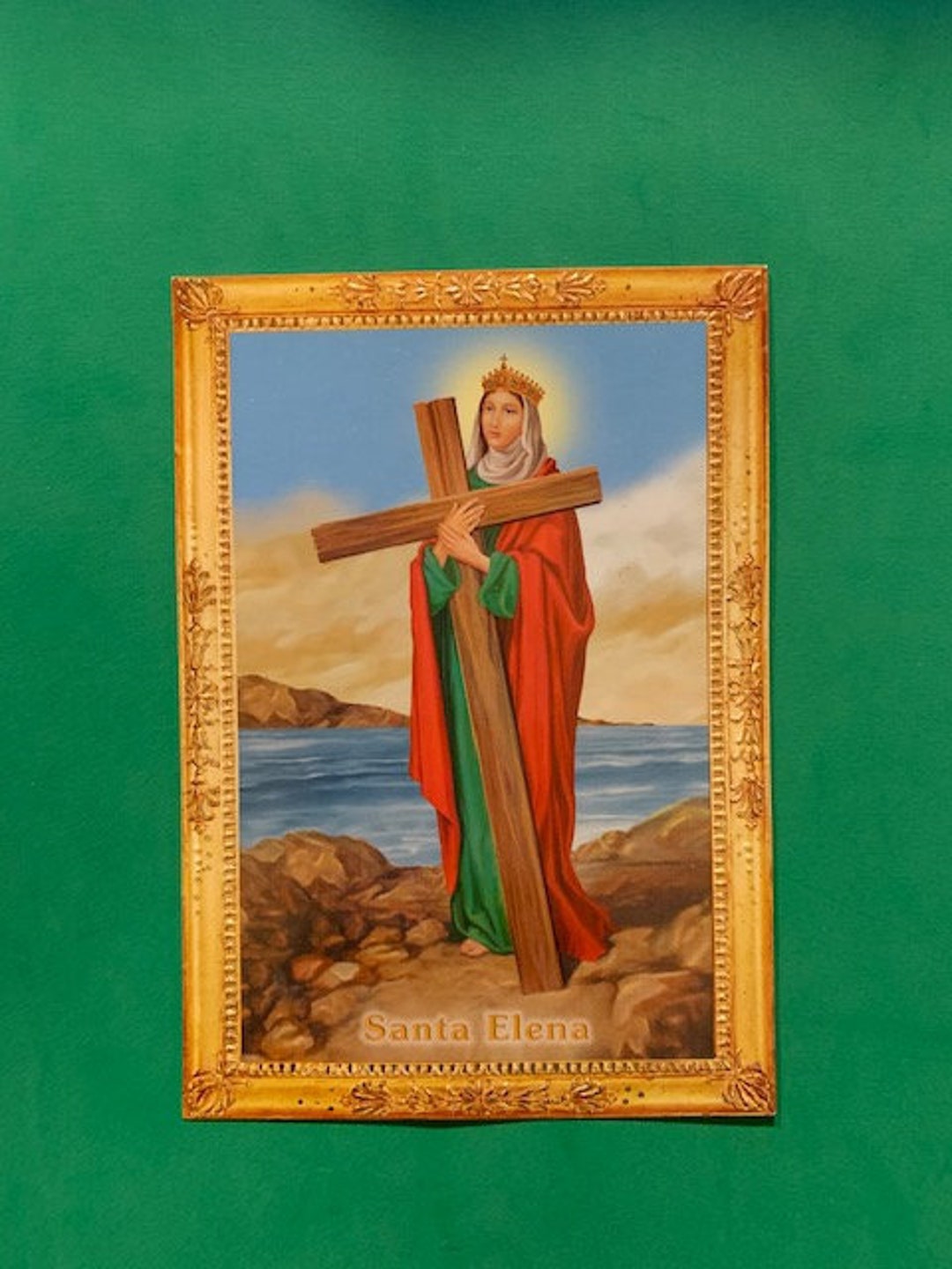 Saint Helena Holy Card * Patron Saint of Archaeologists * Santa Elena ...