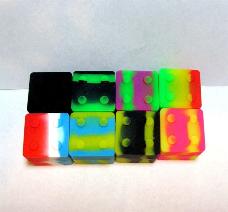 3 Molded Silicone Lego Block Containers 11ML Non-stick - Etsy