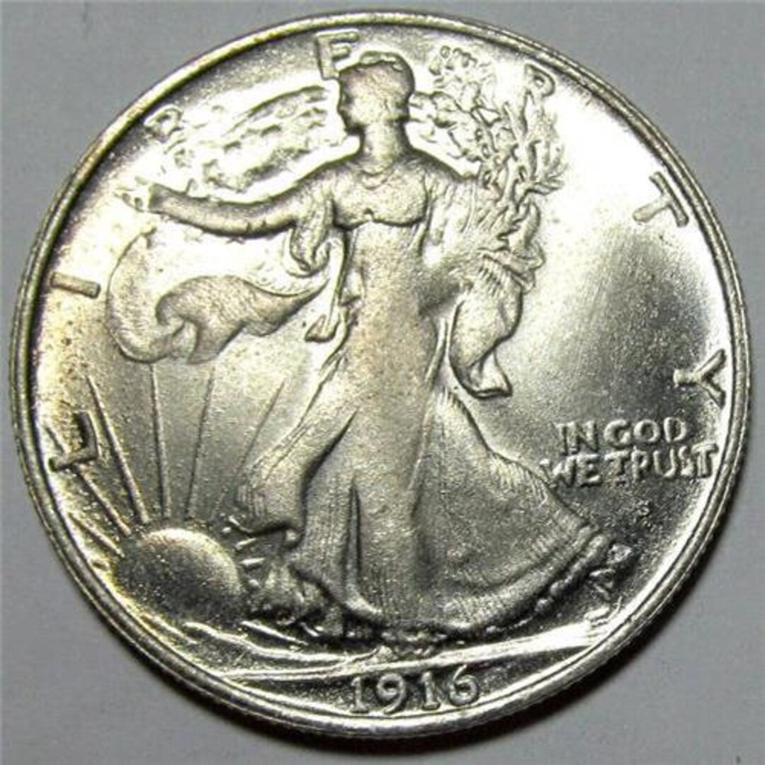 Trick 1916/1917 Two Face Walking Liberty Half Dollar Novelty Coin TFC 1 ...
