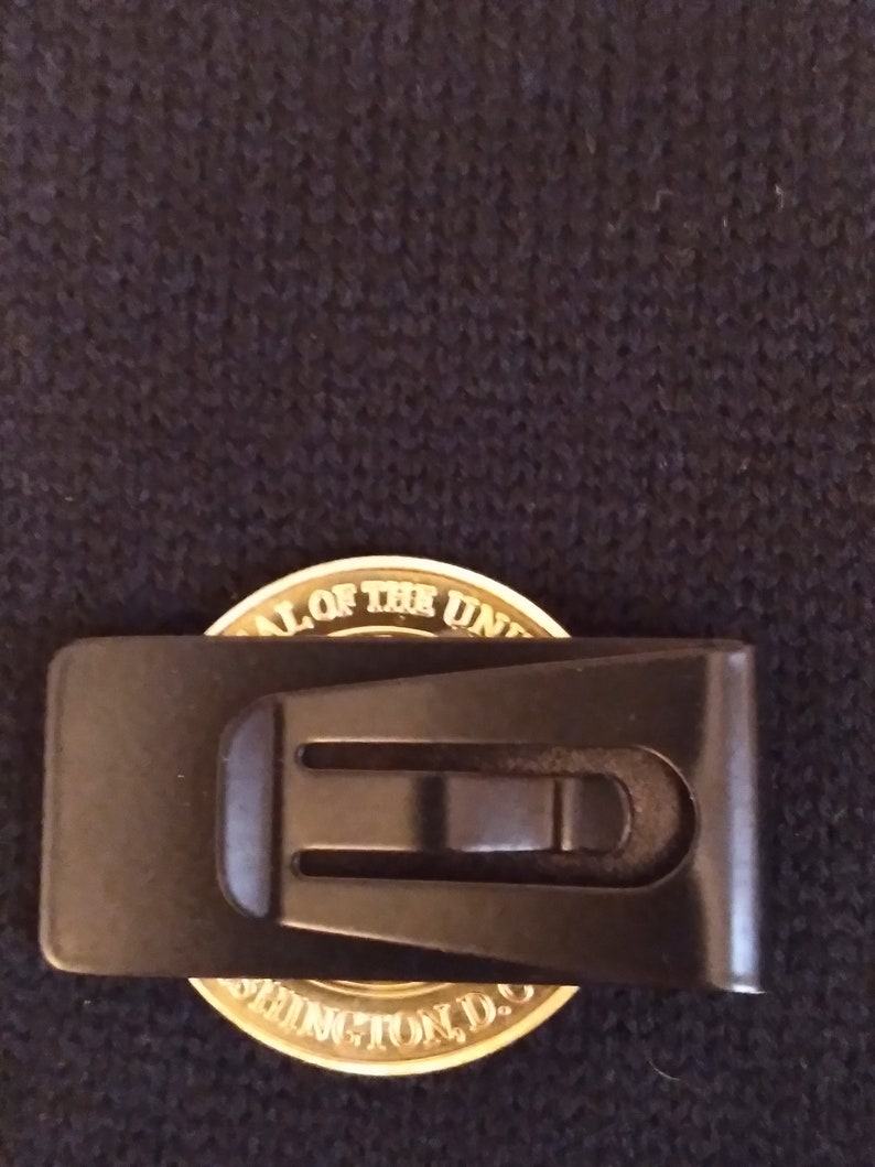 Elegant Military Service Tribute Black Money Clip MCMST - Etsy