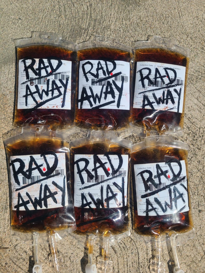 Fallout Radaway Pack Prop Bag Replica, Cosplay Accessory, Post ...