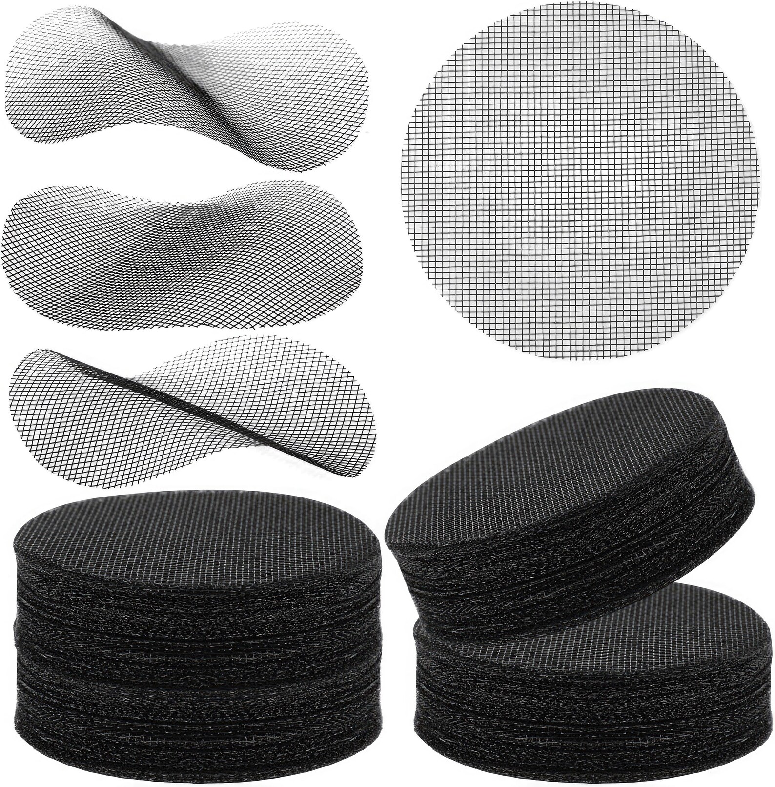 4 Inch Flower Pot Mesh Pads (10 Pack), Garden & Potting Polyethylene ...