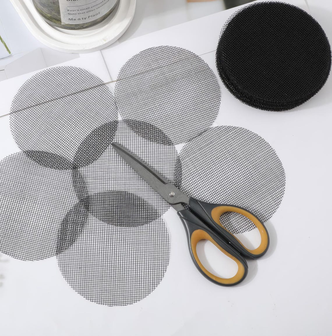 4 Inch Flower Pot Mesh Pads (10 Pack), Garden & Potting Polyethylene ...