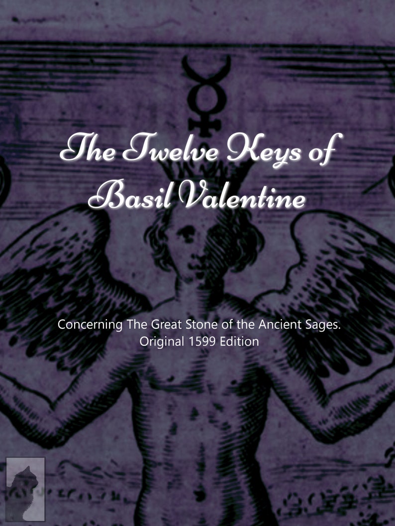 The Twelve Keys of Basil Valentine Concerning the Great Stone - Etsy
