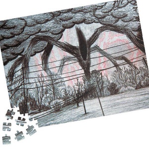 how to draw shadow monster from stranger things