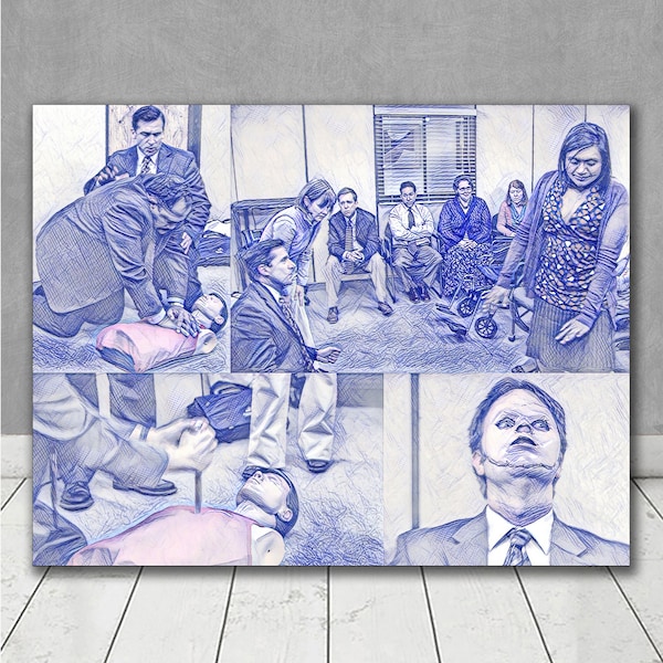 Michael Scott Stay Calm - Etsy