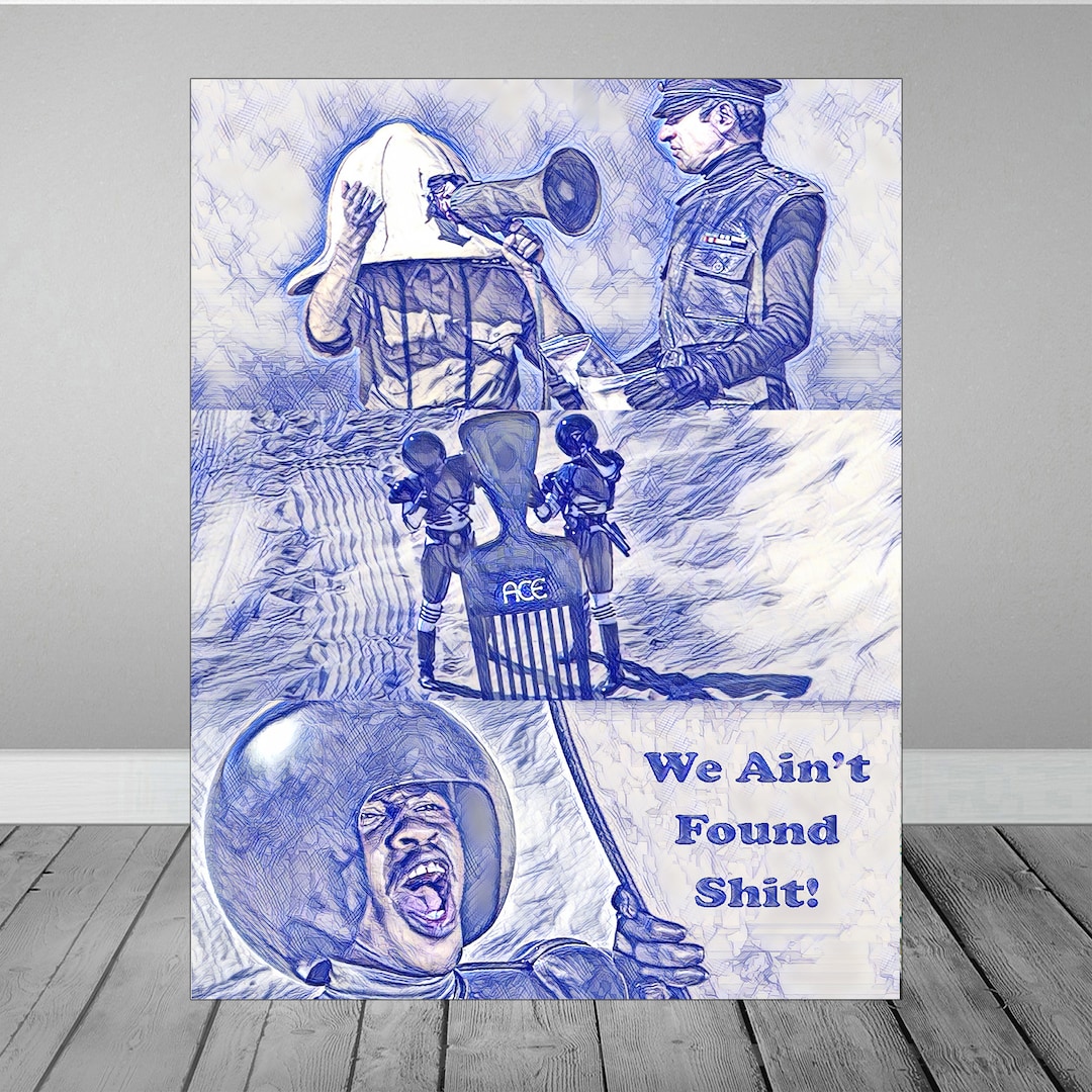 Spaceballs Comb the Desert Art Print, Funny Movie Poster - Etsy