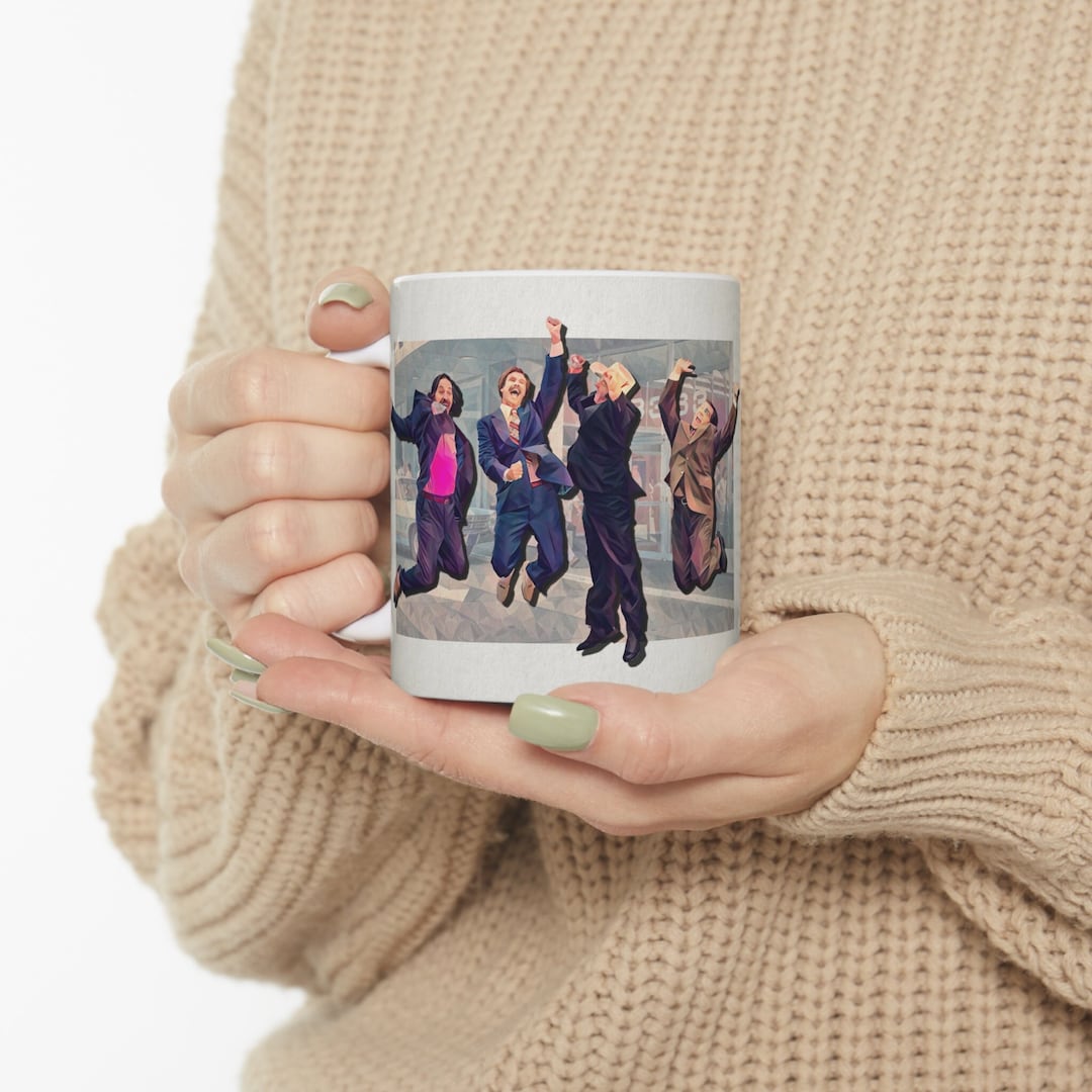 Anchorman Ron Burgundy Channel 4 News Team Ceramic Coffee Mug 11oz ...