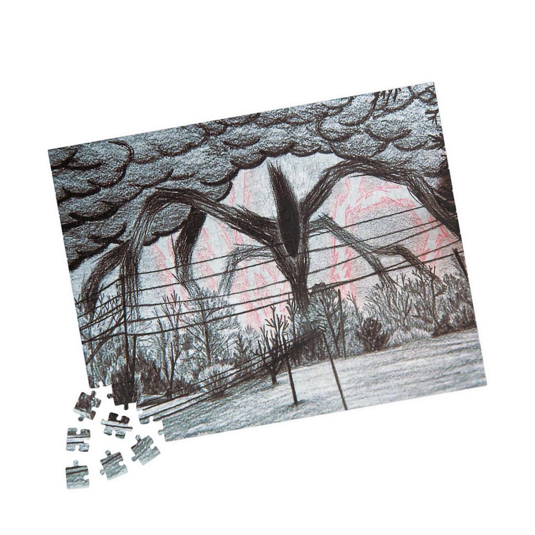 Stranger Things Will's Shadow Monster Drawing Jigsaw Puzzle 252 Piece ...